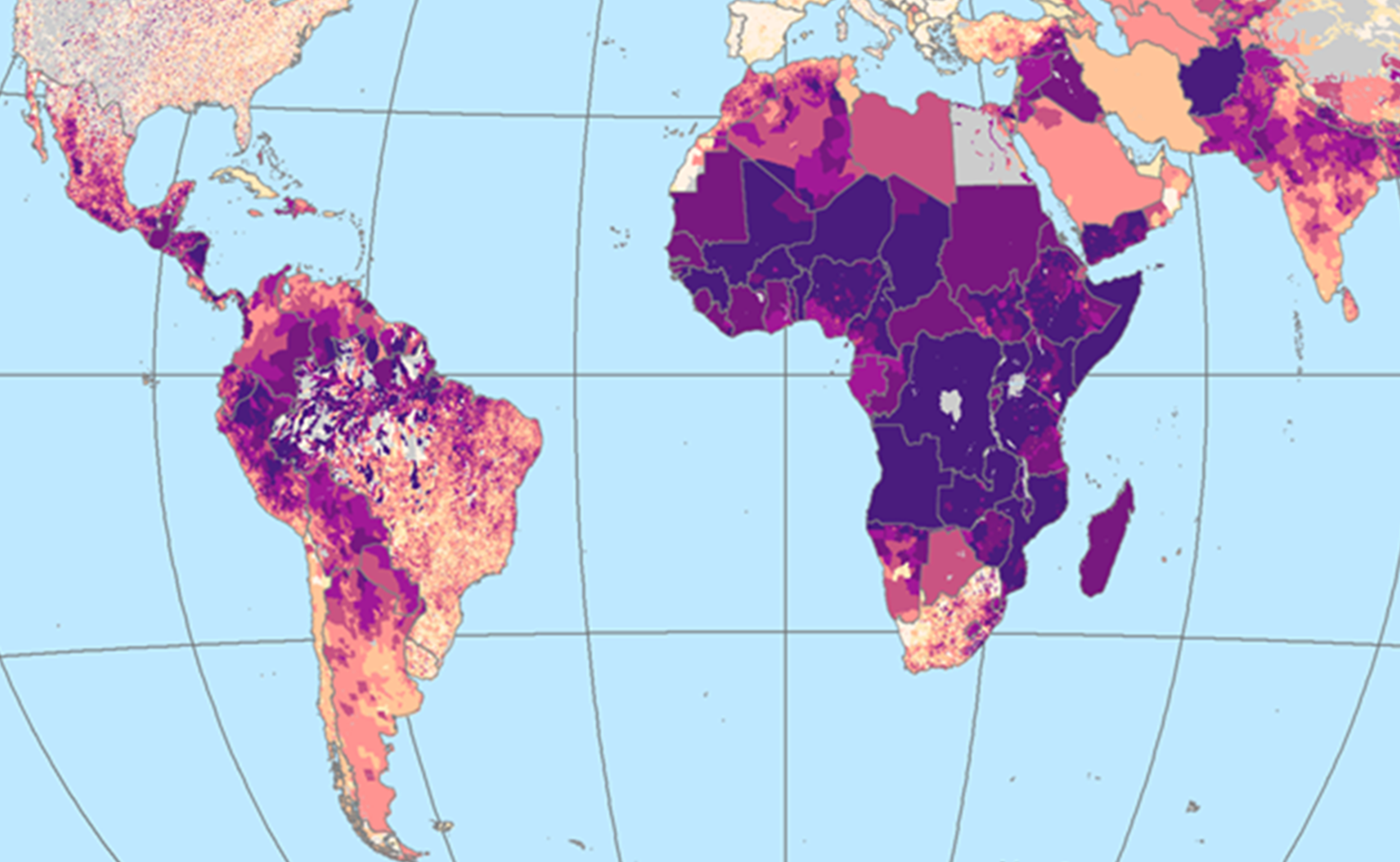 human population density data
